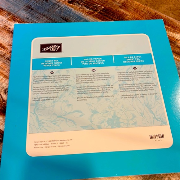 Stampin' Up! | Other | Sweet Pea Designer Series Paper Stack Retired ...